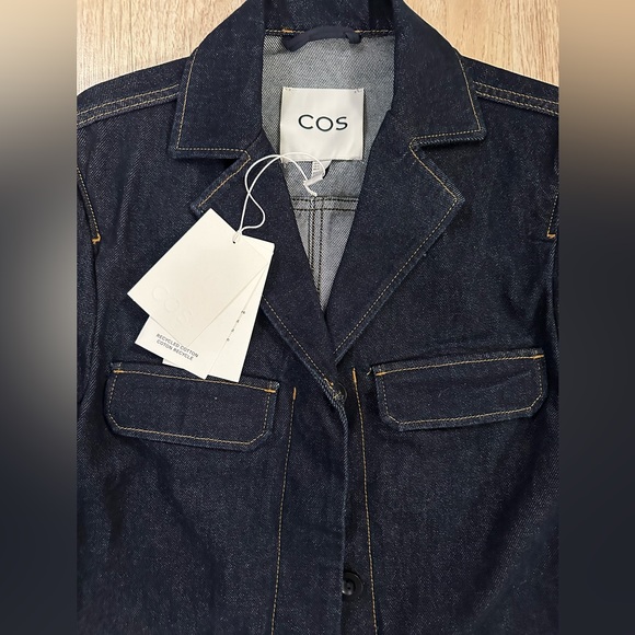 COS | Jackets & Coats | Nwt Cos Denim Blazerutility Jacket | Poshmark